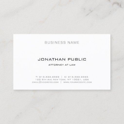Modern Attorney Lawyer Professional Template Law Business Card | Zazzle