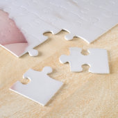 Modern Baby Birth Photo Announcement Jigsaw Puzzle | Zazzle