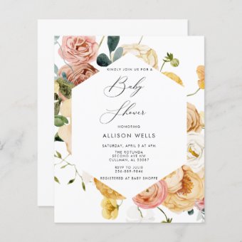 Modern Baby Shower Invitation | Sutton Flyer | Zazzle