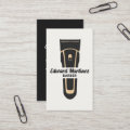 Modern Barber Barbershop Electric Hair Clipper Business Card | Zazzle