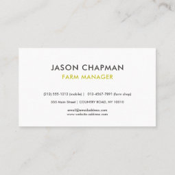 MODERN BARN EDITABLE COLOR FARMING BUSINESS CARD | Zazzle