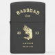 Modern Bass Fishing BASS DAD EVER Custom Name Zippo Lighter | Zazzle