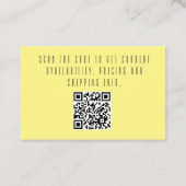 Modern Bee Wreath with QR Code Business Card | Zazzle