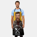 Modern Best UNCLE Ever Cool Name Photo Men's Apron | Zazzle
