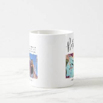 Modern Bestie Quote Photo Personalized BFF Coffee Mug | Zazzle