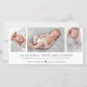 Modern Birth Announcement Photo Collage Card | Zazzle