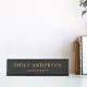 Modern Black and Gold Personalized Desk Name Plate | Zazzle