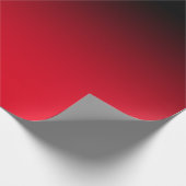 Modern Black and Red Ombre Wrapping Paper | Zazzle