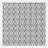 Modern Black and White Blocks Abstract Pattern Wallpaper | Zazzle