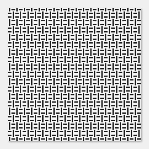 Modern Black and White Blocks Abstract Pattern Wallpaper | Zazzle