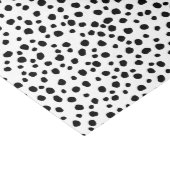 Modern Black and White Dalmatian Spot Pattern Tissue Paper | Zazzle