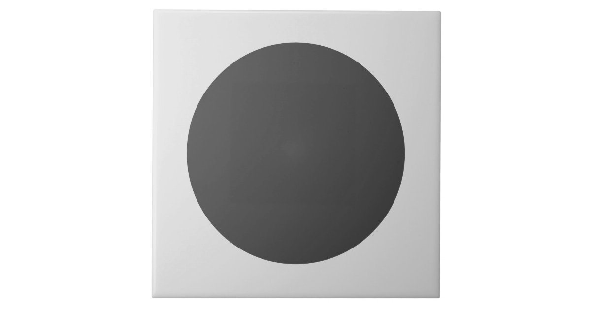 Modern Black and White Polka dot pattern Tile | Zazzle