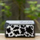 Modern Black Cow Spots Print Bluetooth Speaker | Zazzle