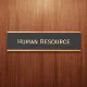 Modern Black Faux Gold Office Room Department Name Door Sign | Zazzle