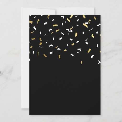 Modern Black & Gold 80th Birthday Party Invitation | Zazzle