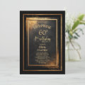 Modern Black Gold Surprise 60th Birthday Party Invitation | Zazzle