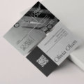Modern Black & Grey Hair Stylist Business Card | Zazzle