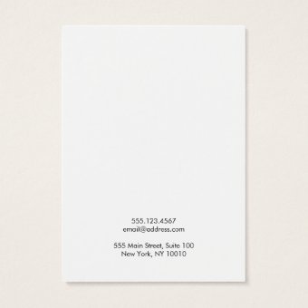 Modern Black Off White Border Earring Display Card | Zazzle