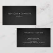 Modern black professional card. Male simple Business Card | Zazzle