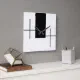 Modern Black Rectangular Box Square Wall Clock | Zazzle