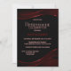 Modern Black Red Retirement Celebration Invitation | Zazzle