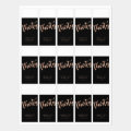 Modern Black Rose Gold 30th Birthday Personalized Hershey's Miniatures ...
