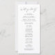 Modern Black Script Wedding Program | Zazzle