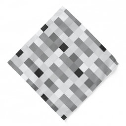 Modern Black white Checkerboard Bandana | Zazzle