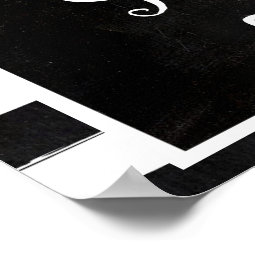 Modern Black White Stripes Photo Sweet 16 Birthday Poster | Zazzle