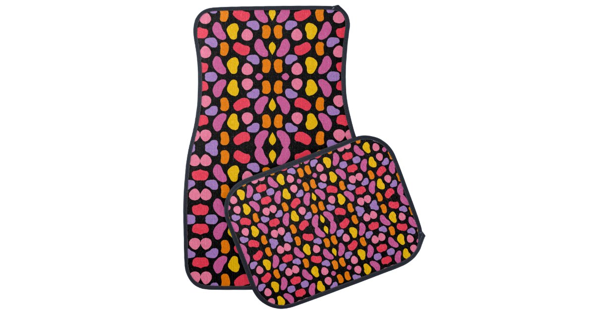 Modern Blob Swatch Pattern Car Floor Mat | Zazzle