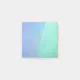 Modern Blue Aqua &Turquoise Geometric Gradation Post-it Notes | Zazzle