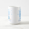 Modern blue Artificial Intelligence Illustration Coffee Mug | Zazzle
