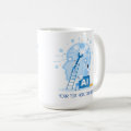 Modern blue Artificial Intelligence Illustration Coffee Mug | Zazzle