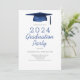 Modern Blue Graduation Party Invitation | Zazzle