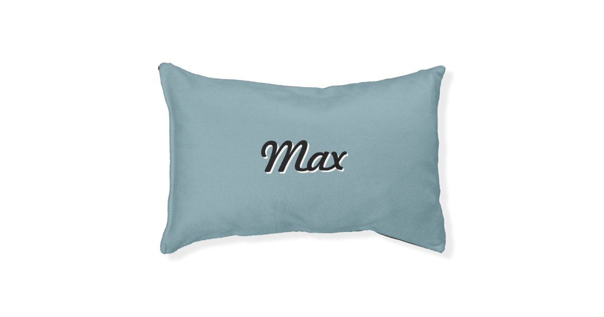 Modern Blue Initial Pet Bed | Zazzle
