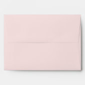 Modern Blush Pink Invitation Envelope | Zazzle