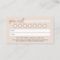 Modern Boho Appointment Reminder Card | Zazzle