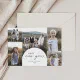 Modern Boho Arch Multi Photo New Years Holiday Card | Zazzle