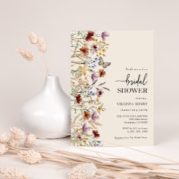 Modern Boho Bridal Shower Invitation | Zazzle