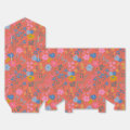 Modern Boho Red Floral Wildflowers Favor Boxes | Zazzle