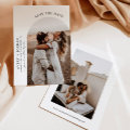 Modern Boho Save the Date | Photo Minimalist Cards | Zazzle