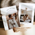 Modern Boho Save the Date | Photo Minimalist Cards | Zazzle