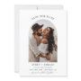 Modern Boho Save the Date | Photo Minimalist Cards | Zazzle