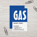 Modern Bold, Gas Engineer & Supplier Business Card | Zazzle
