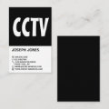 Modern Bold, Security Camera Service Business Card | Zazzle
