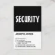 Modern Bold, Security Service Business Card | Zazzle