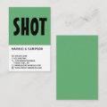 Modern Bold, Snooker Club, Pool/Snooker Player Business Card | Zazzle