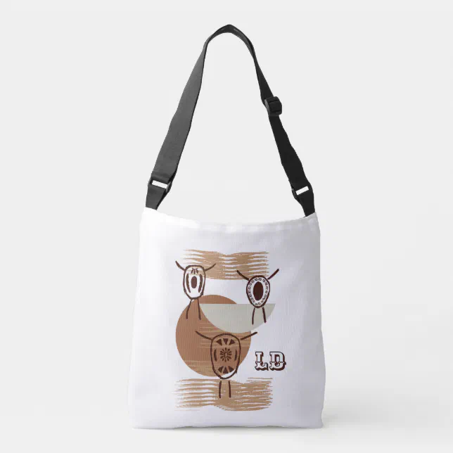 Modern Bolo Tie Cowgirl Crossbody Tote Bag | Zazzle