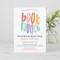Modern Book Launch Signing Party Invitation | Zazzle