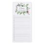 Modern Botanical Floral To Do List Magnetic Notepad | Zazzle